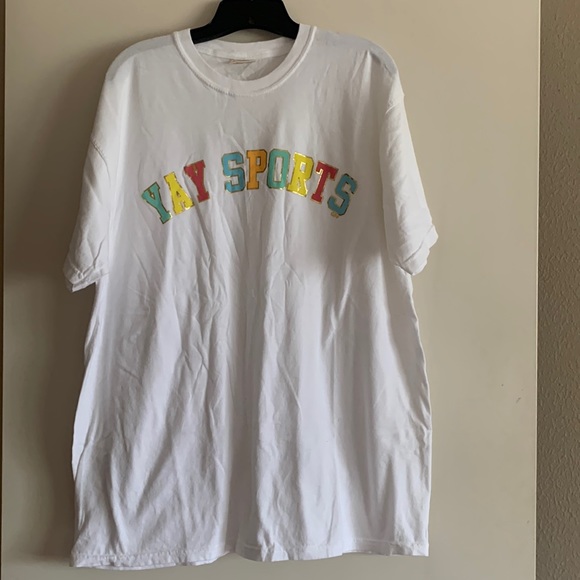 Tops | Callie Danielle Yay Sports Tee | Poshmark